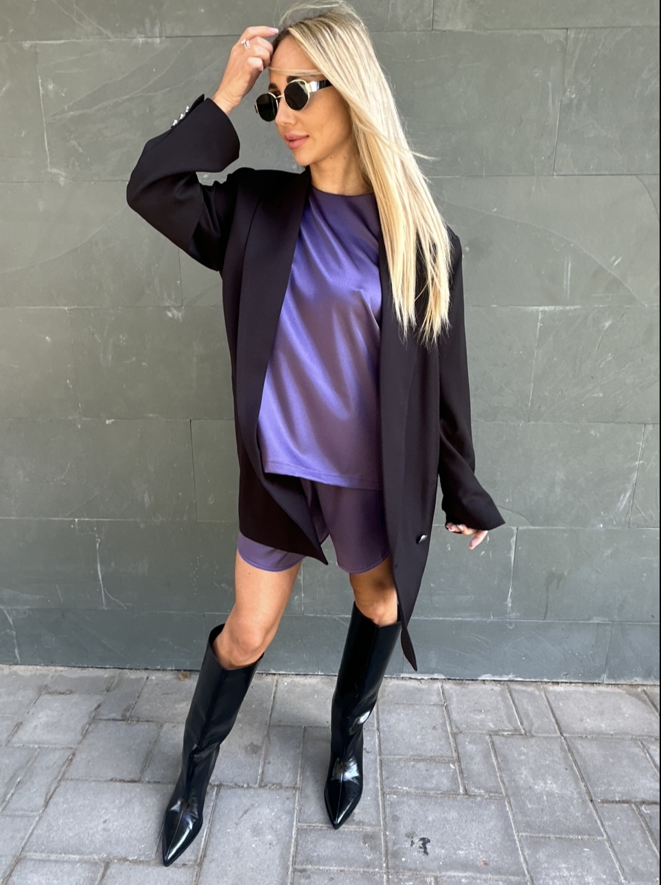 Silky Short Co-ord Set - MariannaHerrhofer